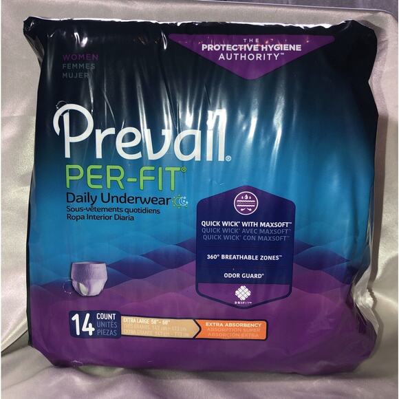 Prevail | Other | Prevail Adult Womens Disposable Underwear Extra ...